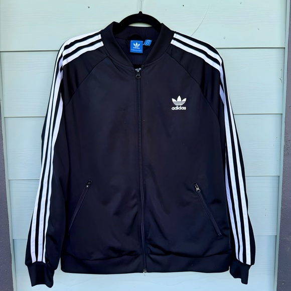 adidas | Jackets & Coats | Adidas Originals Mens Black Bomber Jacket ...